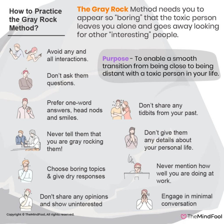 Grey Rock Method: The New Way Of Shutting Toxic People