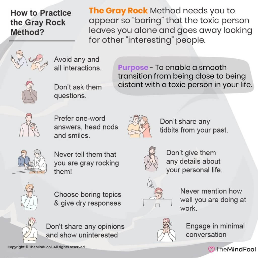 Grey Rock Method: The New Way Of Shutting Toxic People