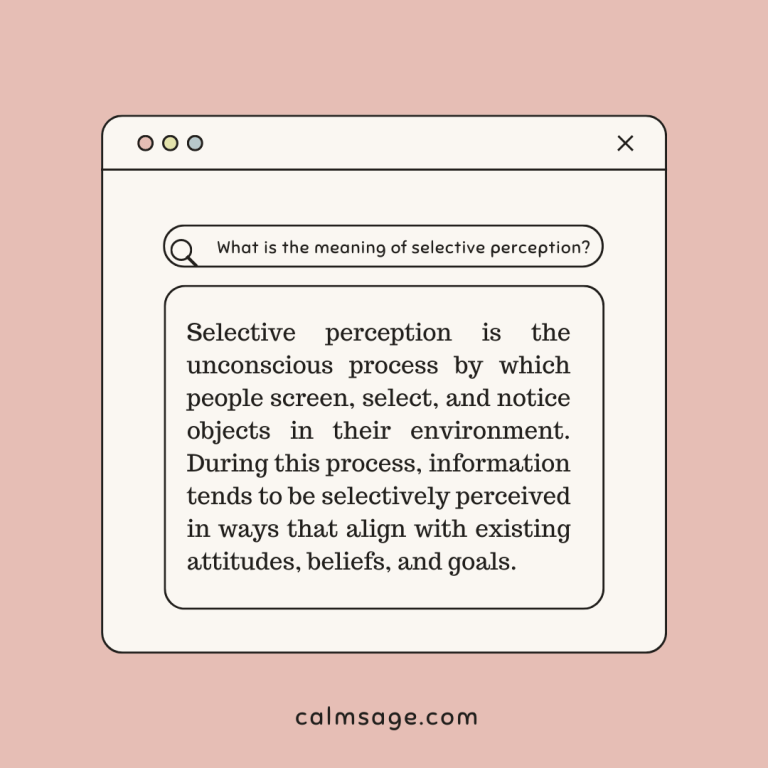 What is Selective Perception: Definition, Types & Examples