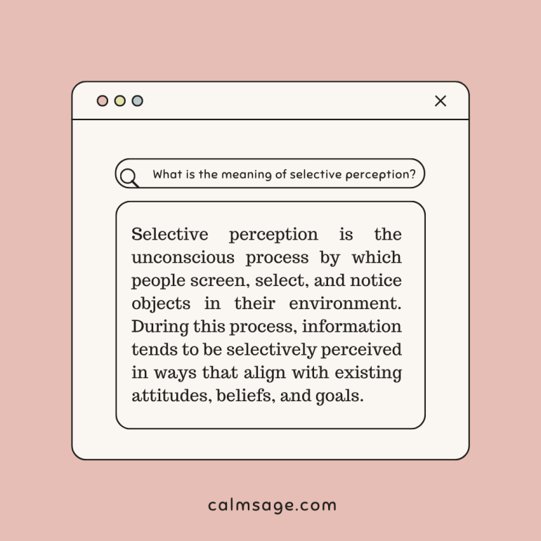 What is Selective Perception: Definition, Types & Examples