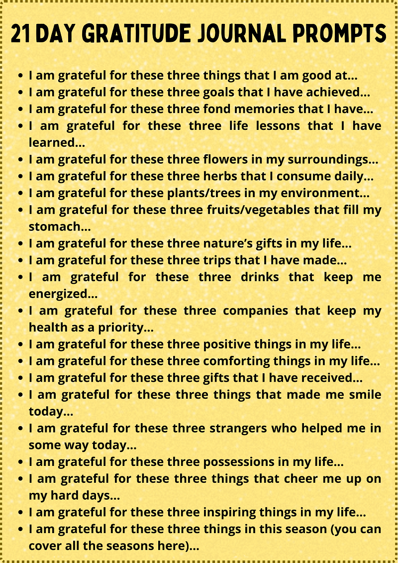 50+ Daily Gratitude Journal Prompts That Will Change Your Life Forever