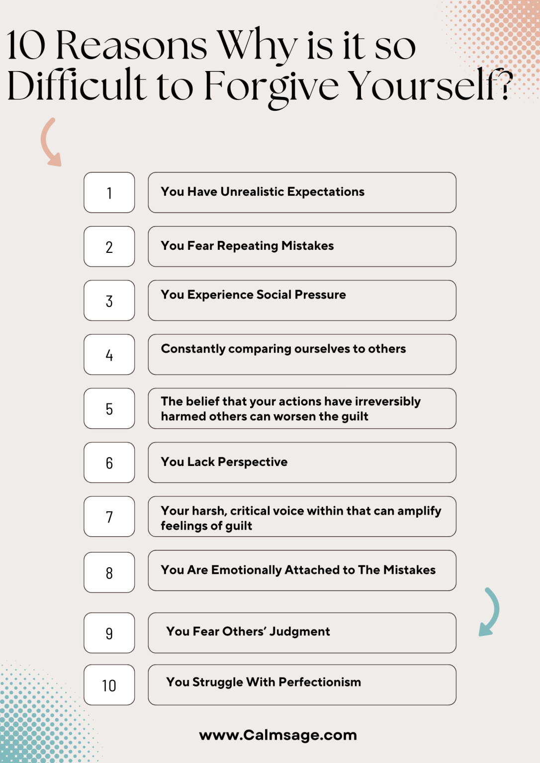 10 Reasons Why It Is So Difficult to Forgive Yourself (And How To)