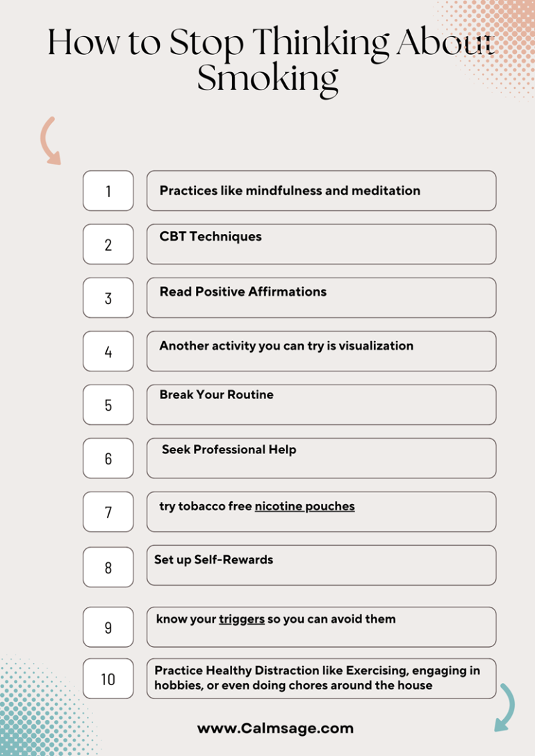 10 Best Tricks on How to Stop Thinking About Smoking