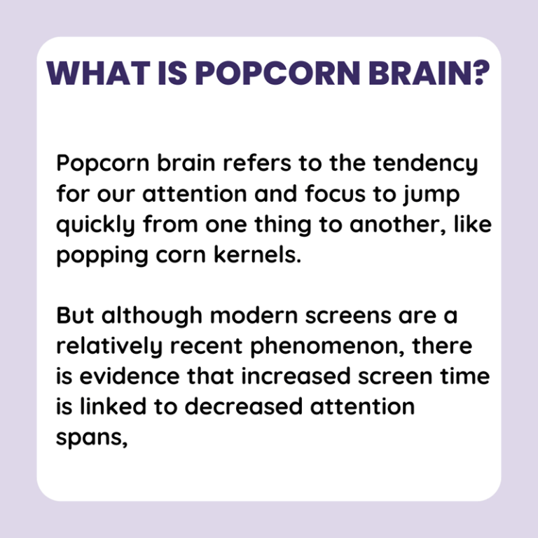 Popcorn Brain: Is It Real or a Made-Up Thing by Social Media