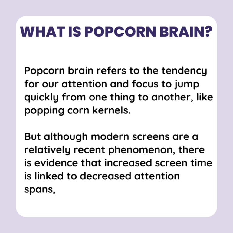 Popcorn Brain: Is It Real or a Made-Up Thing by Social Media